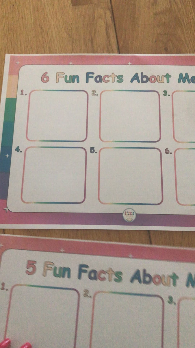 Back To School Activities - Fun Facts and My First Drawing – Primary ...