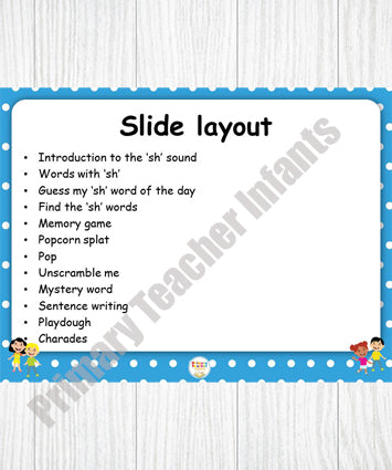 Digraph sh PowerPoint – Primary Teacher Infants