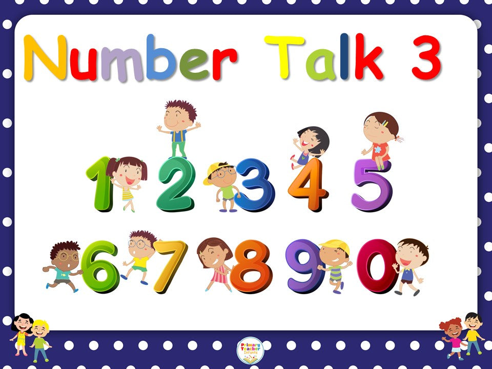 Number Talk 3 - Dice – Primary Teacher Infants