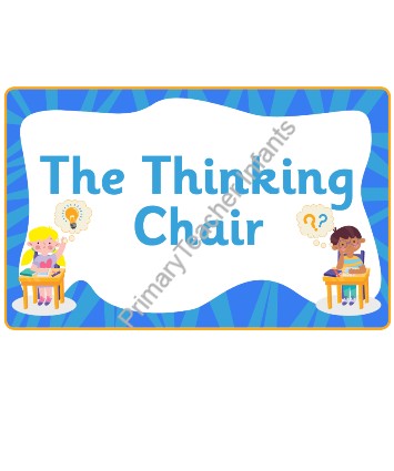 Thinking Chair Display – Primary Teacher Infants