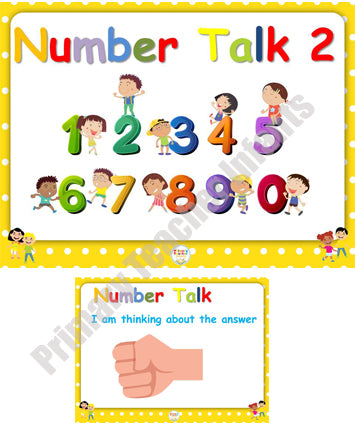 Number Talk 2 Circles - 1 & 2 Circles adding up to ten – Primary ...